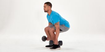 How to Do the Dumbbell Squat | Video & Guide | BODi