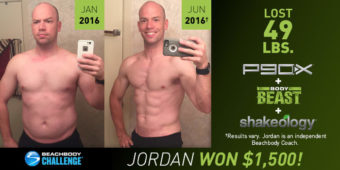 Beachbody Results: Jordan Lost 49 Pounds with P90X and Body Beast | BODi