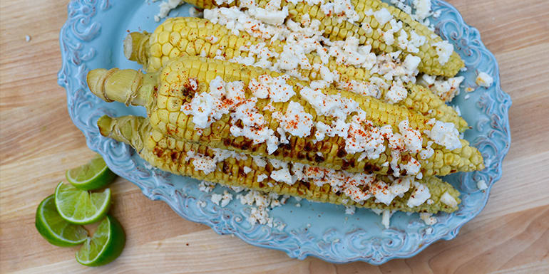 Grilled Corn with Chili, Cheese, and Lime Recipe | BODi