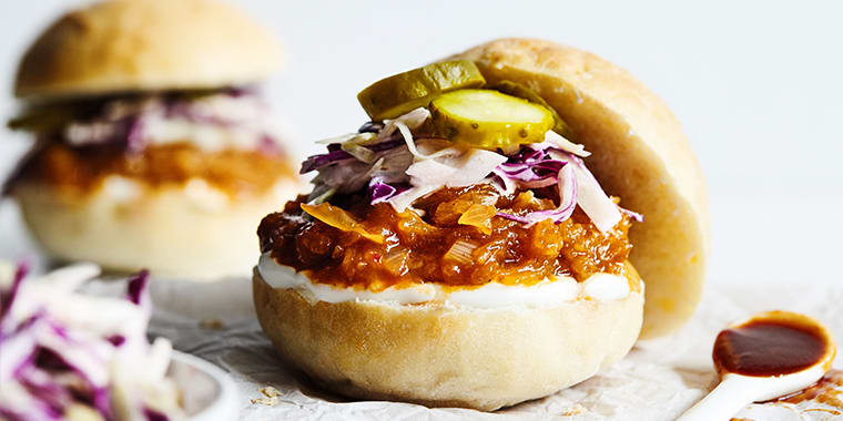 Barbecue Spaghetti Squash Sliders Recipe | BODi