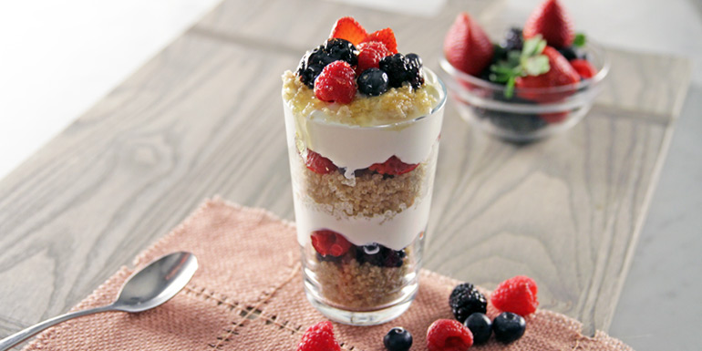 Berry Quinoa Parfait Recipe | BODi