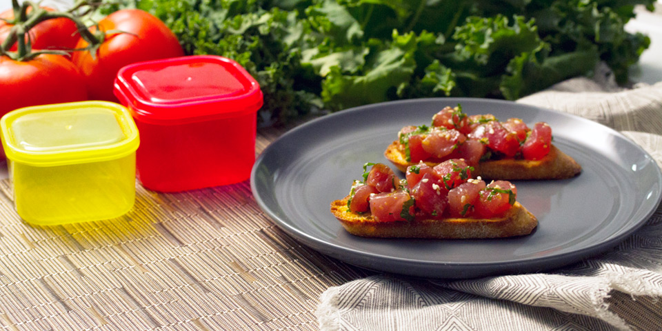Autumn's Ahi Bruschetta Recipe | BODi