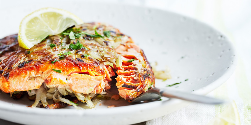 Potato-Crusted Salmon Fillets Recipe | BODi