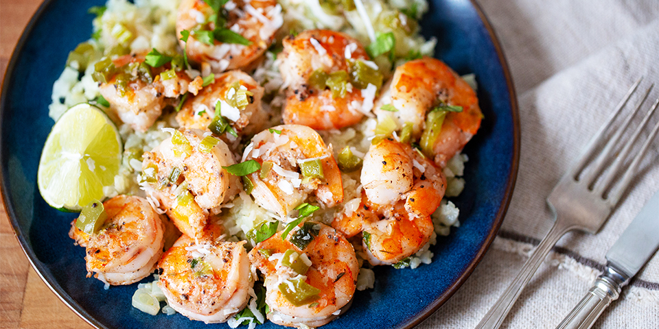 Jamaican Coconut Shrimp and Cauliflower Rice | BODi