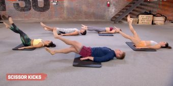 Scissor Kicks: Instructions, Tips, and Muscles Worked | BODi